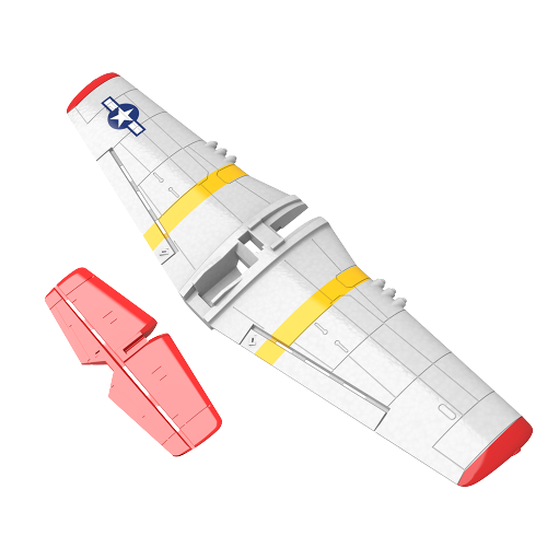 EXHOBBY P-51D Main wing and tail | iActiveRC